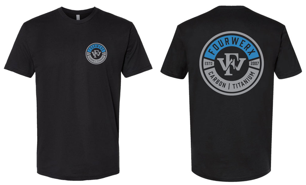 FOURWERX MONO TEE SHIRT BLACK - MTO | FourWerx Carbon - Carbon Fiber ...