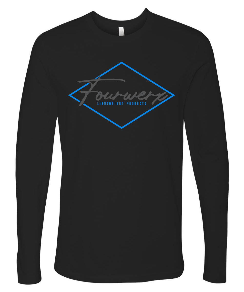 FOURWERX TRACE LONG SLEEVE TEE SHIRT BLACK - MTO | FourWerx Carbon ...