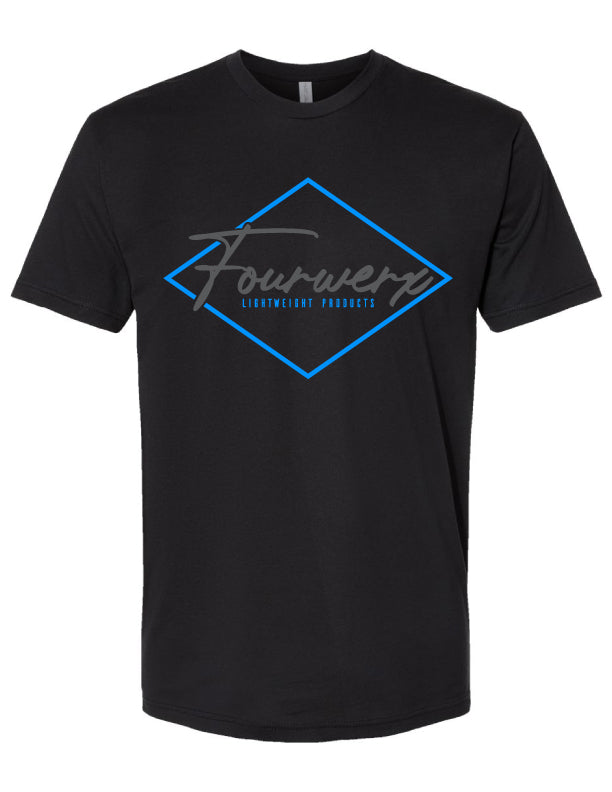 FOURWERX TRACE TEE SHIRT BLACK - MTO | FourWerx Carbon - Carbon Fiber ...