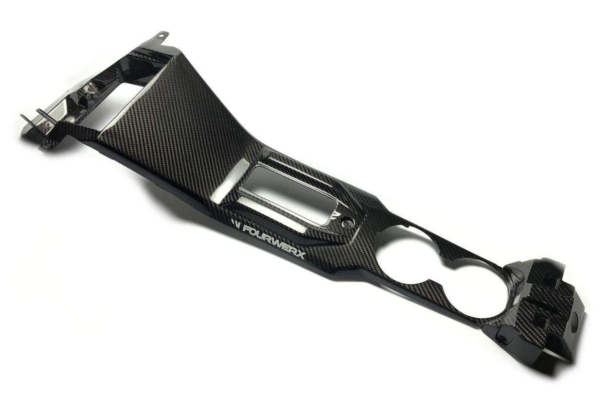 2020-24 POLARIS RZR PRO XP / PRO R - CARBON FIBER FRONT CENTER CONSOLE ...